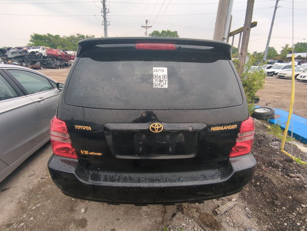 2001-2007 Toyota Highlander Trunk/decklid/hatch/tailgate Oem ...