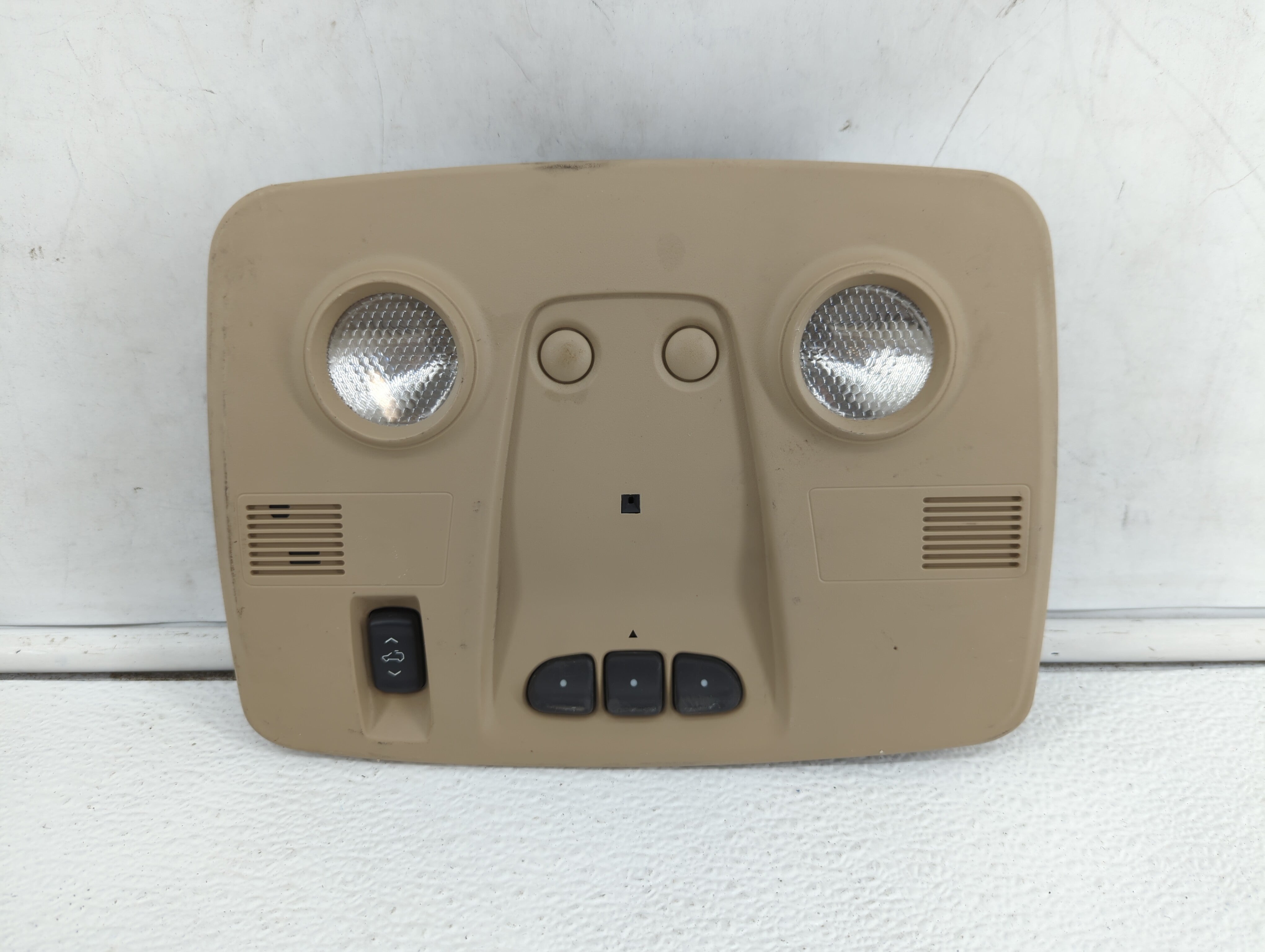 2007-2014 Gmc Acadia Overhead Roof Console Interior Dome Light Beige ...
