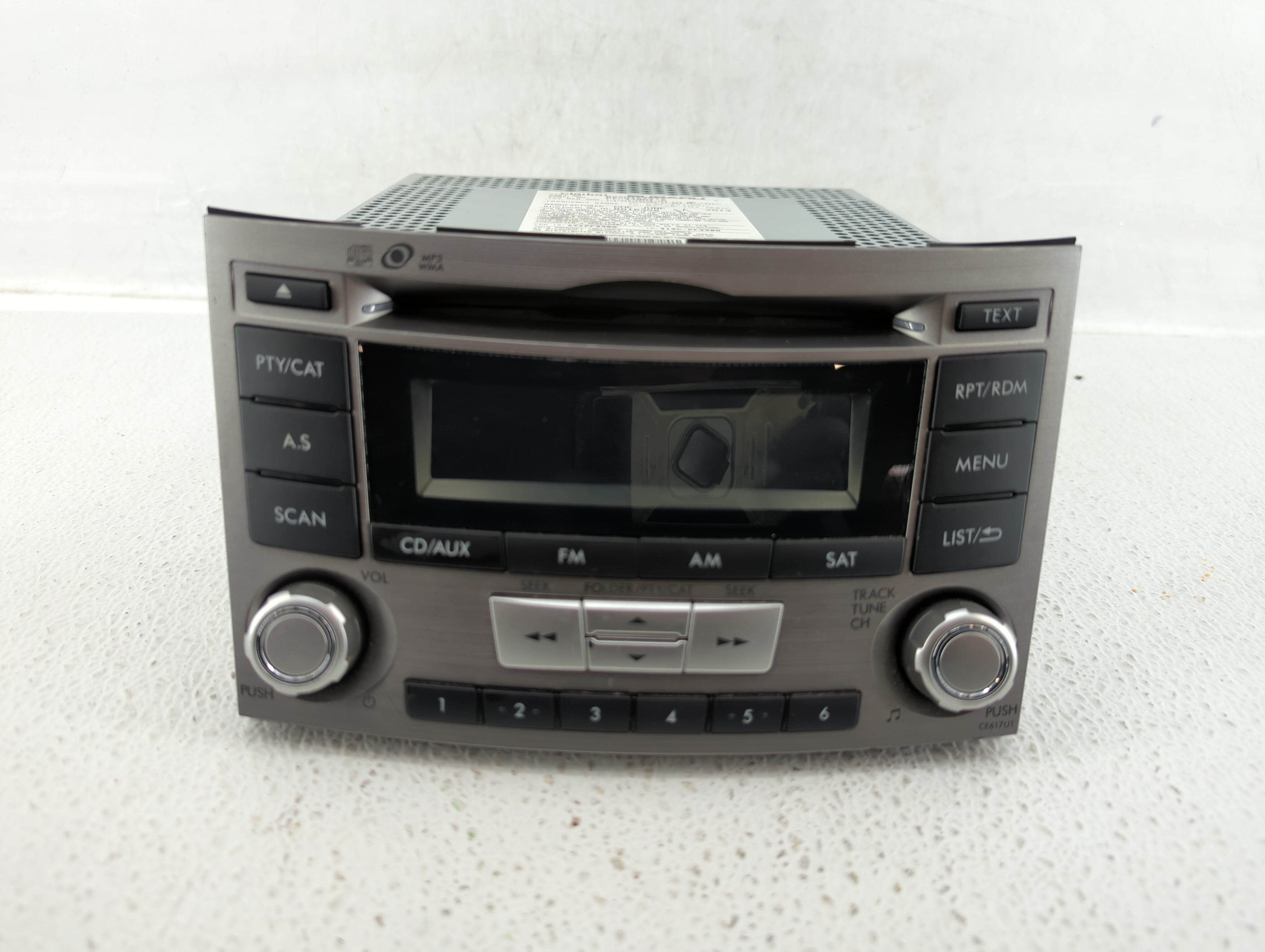 2012-2014 Subaru Legacy Am Fm Cd Player Radio Receiver ...