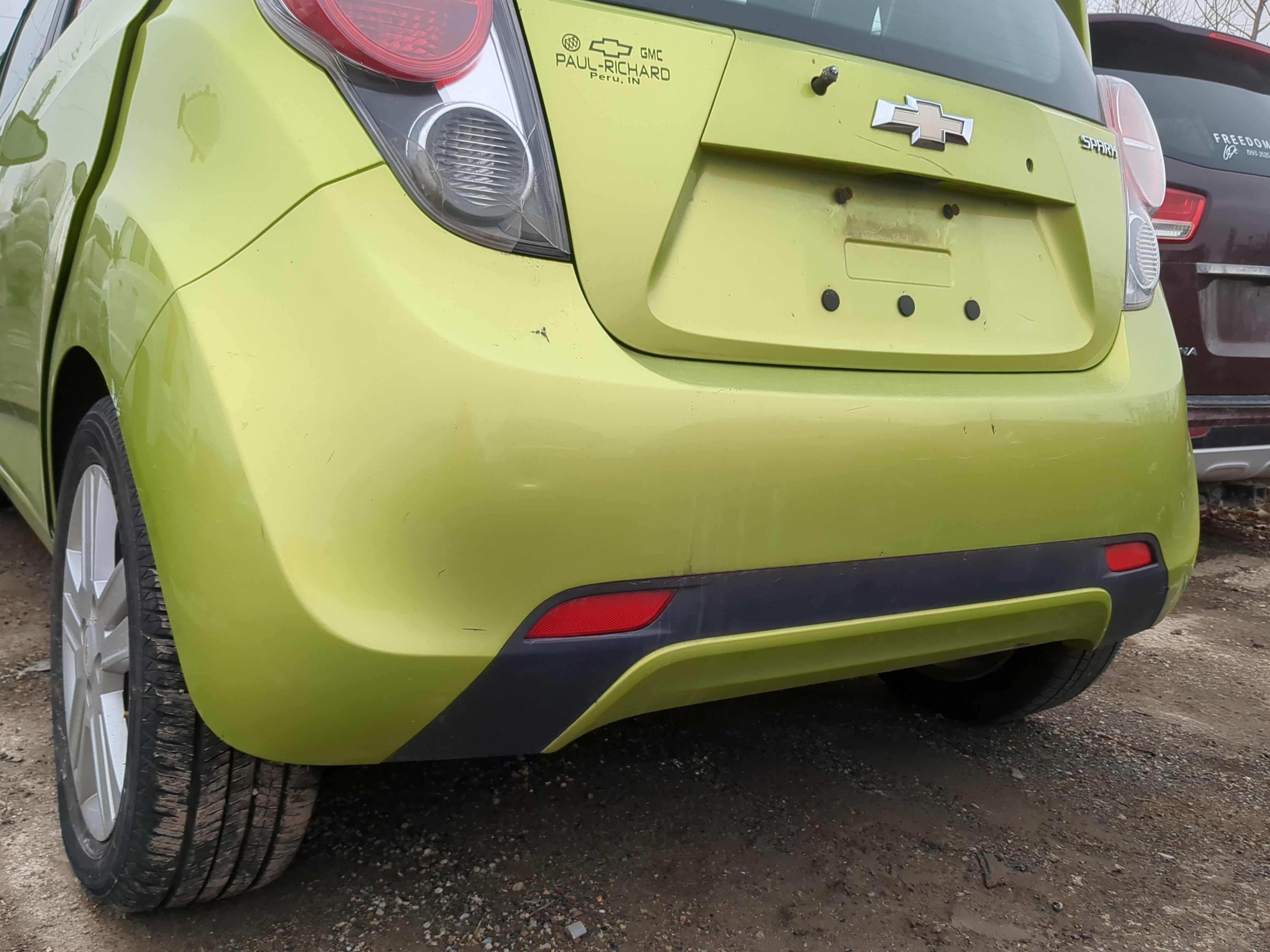 2013-2015 Chevrolet Spark Rear Bumper Assembly Oem – Oemusedautoparts1.com