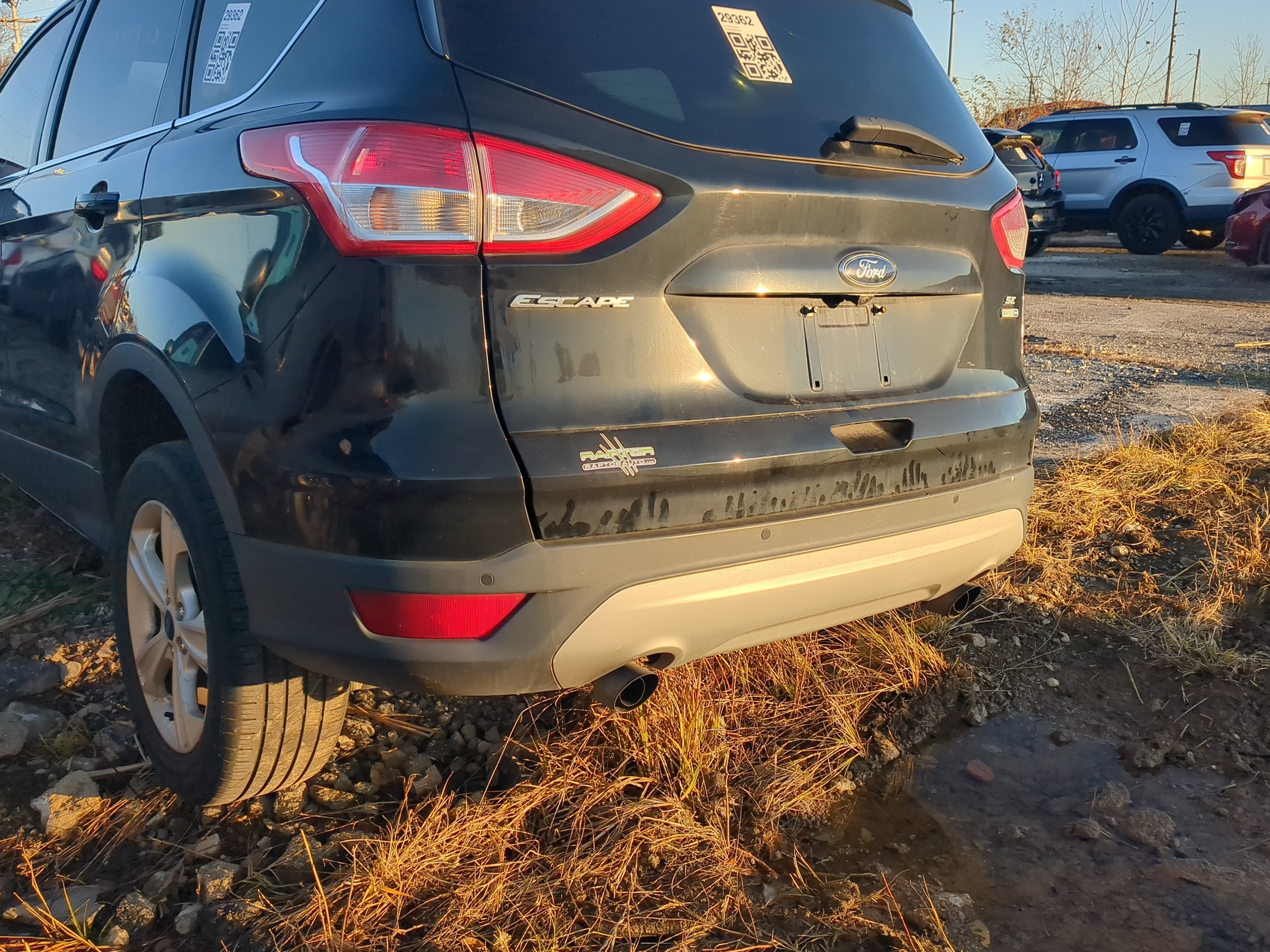 2013-2016 Ford Escape Rear Bumper Assembly Oem – Oemusedautoparts1.com
