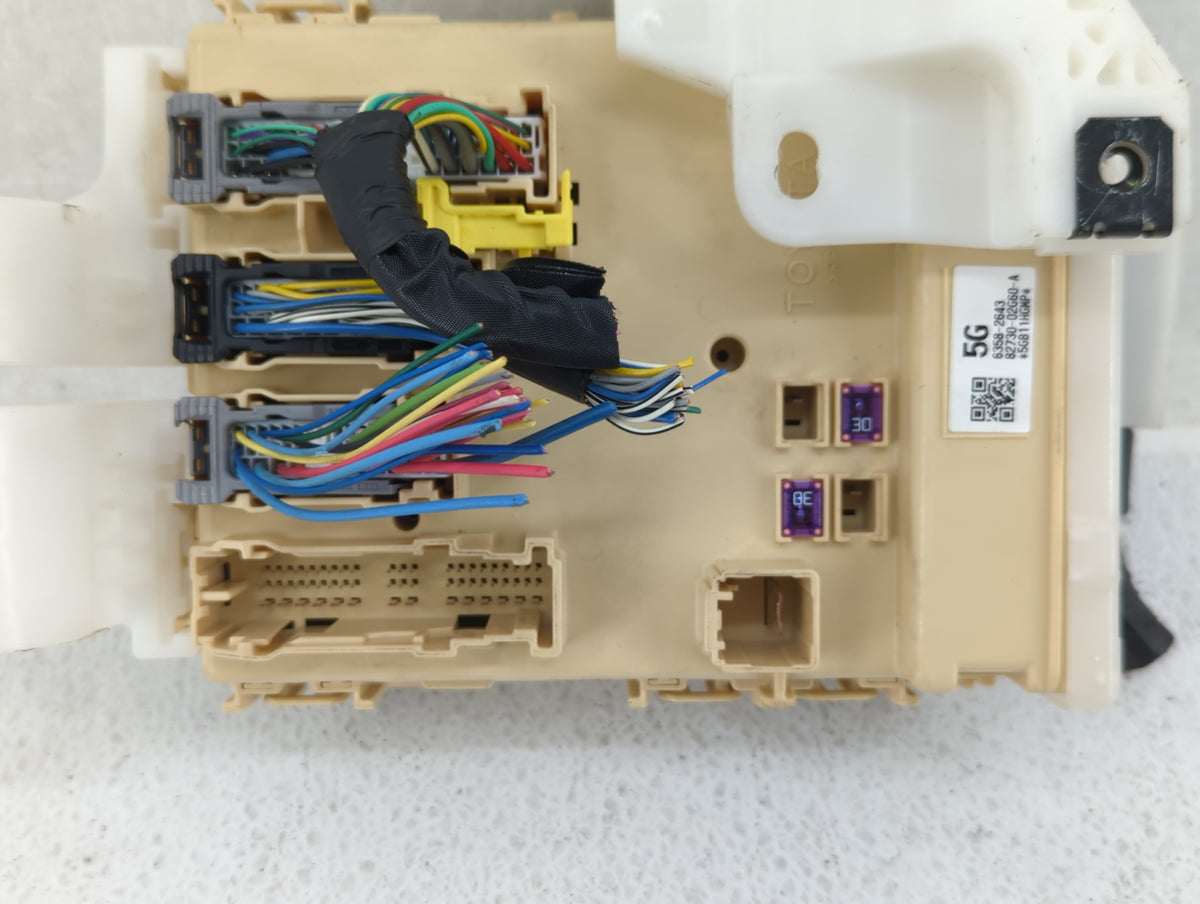 2018 Toyota Corolla Fusebox Fuse Box Panel Relay Module P/N:82730-02G60 ...