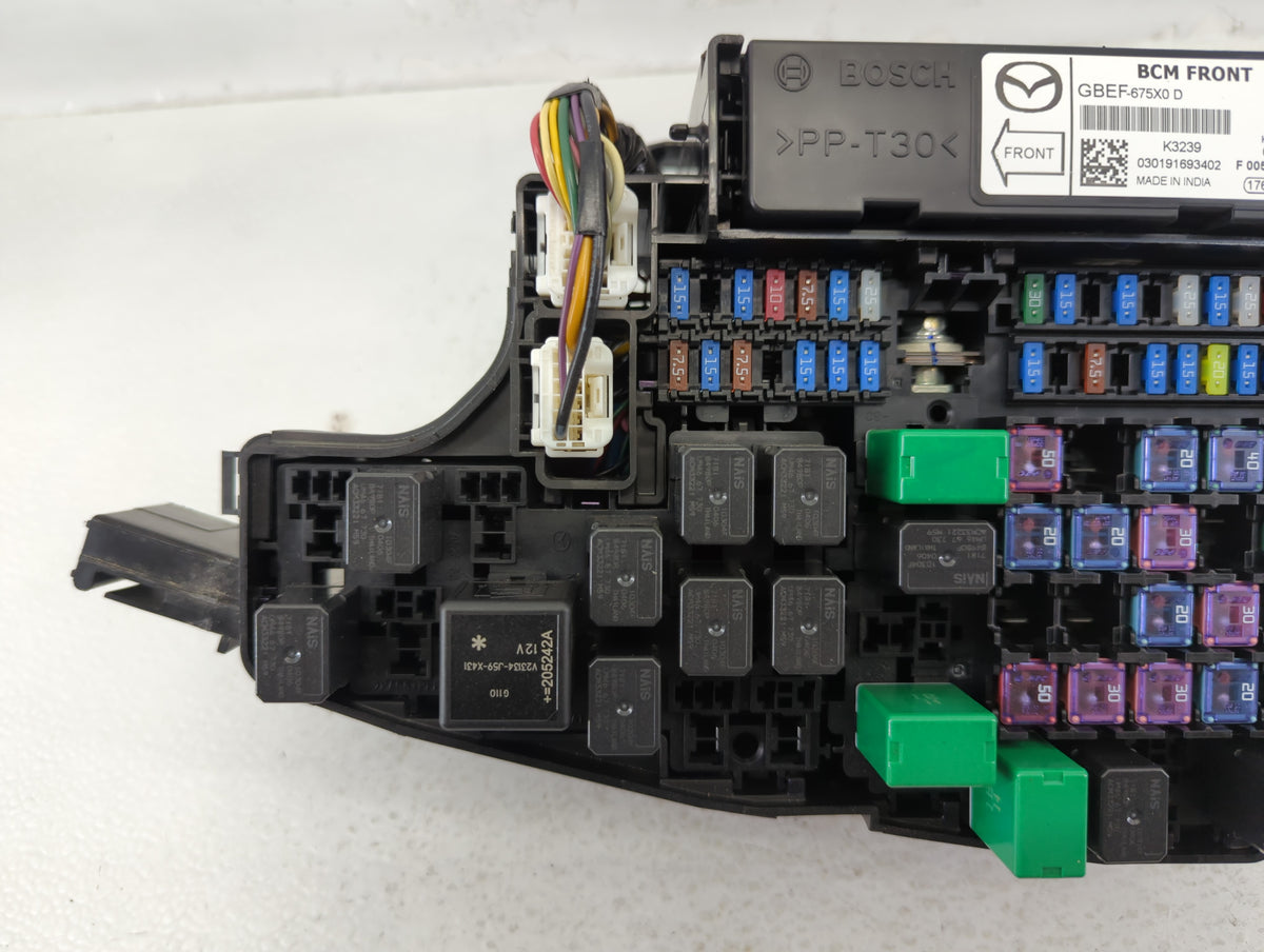 2013-2022 Mazda Cx-5 Fusebox Fuse Box Panel Relay Module P/N:KGC2-6676Y ...