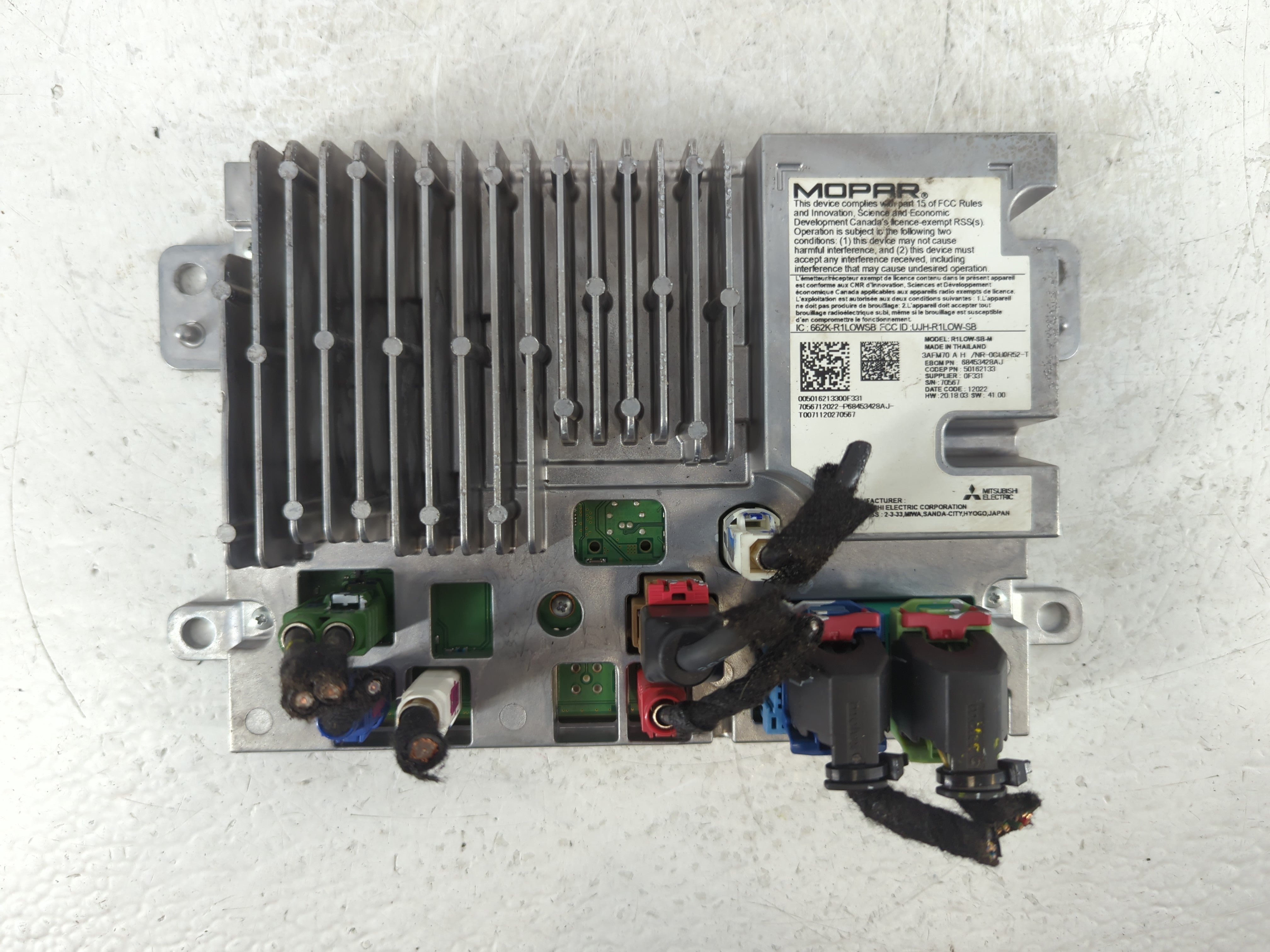 2022 Jeep Compass Radio AM FM Cd Player Receiver Replacement P/N:68453 ...